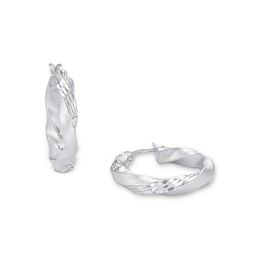 Amor Damen Paar Creolen &raquo;2017275&laquo; silber Silber 925 (Sterlingsilber)
