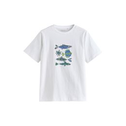 next Shirt female size S Royal blue / Green / Apple / White
