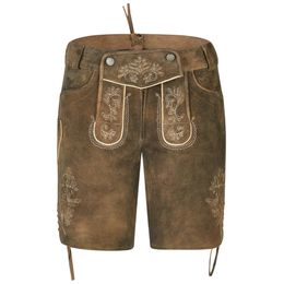Spieth & Wensky Spieth & Wensky Lederhose 'Karisma', L&auml;nge: ca. 35 cm Damen Gr&ouml;&szlig;e 34 braun