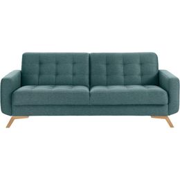 exxpo - sofa fashion 3-Sitzer &raquo;Fiord, aktuelles Design, tolle Detailverarbeitung im Sitz und R&uuml;cken&laquo; bequem, wahlweise Kippcouch mit Bettfunktion und 