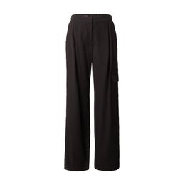 comma, COMMA Pleat-Front Pants female size 46 Black