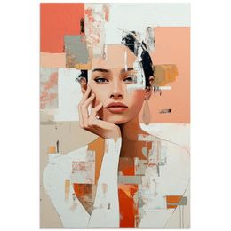 Artland Wandbild &raquo;Blick im Fragment&laquo; Bilder von Frauen 1 Stk. tlg. als Alubild, Leinwandbild, Poster, Wandaufkleber in verschied. Gr&ouml;&szlig;en Alu Dibond B/H/T: 