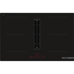 Bosch Kochfeld mit Dunstabzug &raquo;PVQ811H26E&laquo; DirectSelect f&uuml;r einfachen Bedienkomfort, Combi Zone f&uuml;r gro&szlig;e T&ouml;pfe schwarz Einheitsgr&ouml;&szlig;e Kochfeld mit 