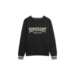 Superdry & Co Sweater 'Slouchy Intarsia' female size XL Beige / mottled grey