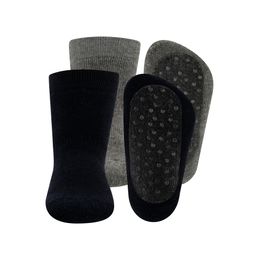 Ewers Socken M&auml;dchen Gr&ouml;&szlig;e 25/26 marine / grau