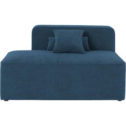 Home Affaire Recamiere &raquo;Sundstrup&laquo; Modulserie, individuelle Zusammenstellung blau 100% Polyester B/H/T: 140cm x 76,5cm x 93cm, Struktur weich, 