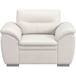COTTA Sessel &raquo;Leandra&laquo; Polstergarnitur, auch als Set erh&auml;ltlich wei&szlig; Luxus-Microfaser (100% Polyester);NaturLEDER: Bitte beachten Sie, dass 
