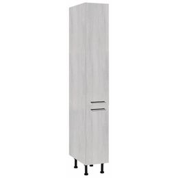 Wiho-K&uuml;chen wiho K&uuml;chen Apothekerschrank &raquo;Nisos&laquo; 30 cm breit, Soft-Close in Schubladen, verstellbare F&uuml;&szlig;e, ohne Platte wei&szlig; B/H/T: 30cm x 210cm x 58cm