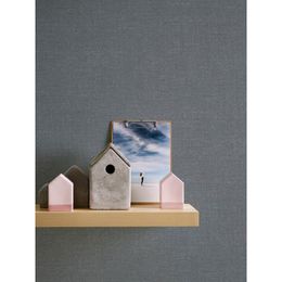 Livingwalls living walls Vliestapete &raquo;Stories of Life Vliestapete Anthrazit Grau Design Tapete&laquo; Strukturmuster einfarbig uni leicht strukturiert Wandtapete made 