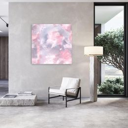 queence Acrylglasbild &raquo;Gebatikte Wanddeko in Pastell&laquo; Abstrakt Abstrakte Formen Gem&auml;lde Kunst 1 Stk. tlg. Kunstdruck in Galeriequalit&auml;t inkl. 