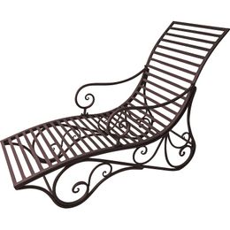 Garden Pleasure Gartenliege &raquo;Liegebank KUWA&laquo; schwarz Einheitsgr&ouml;&szlig;e