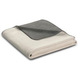 Biederlack Wohndecke &raquo;Melange&laquo; mit geketteltem Zierstich beige Baumwolle, Polyacryl, Polyester B/L: 150cm x 200cm