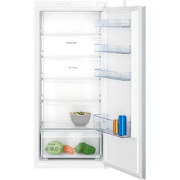 Constructa Einbauk&uuml;hlschrank &raquo;CK141NSE0&laquo; 122,1 cm hoch 54,1 cm breit silber Transparente Vario-Schale f&uuml;r Obst und Gem&uuml;se, abgedeckt durch Sicherheitsglasplatte