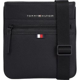 Tommy Hilfiger Damen Umh&auml;ngetasche &raquo;ESSENTAIL&laquo; mit Rei&szlig;verschluss-Vortasche schwarz B/H/T: 21cm x 22cm x 4cm