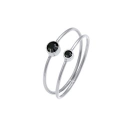 Elli Ring Damen Gr&ouml;&szlig;e 62 schwarz / silber