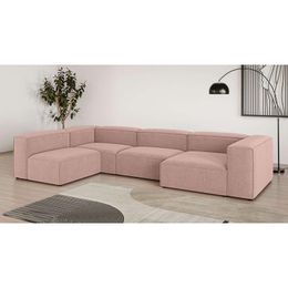 OTTO home Wohnlandschaft &raquo;HAILY U-Form mit Ottomane links/rechts, Ma&szlig;e B/T/H: 360/200/72 cm&laquo; als Modul oder separat verwendbar, f&uuml;r individuelle 
