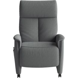 Sit & More sit&more TV-Sessel &raquo;Cremona Comfort&laquo; wahlweise manuell oder elektrischer Funktion mit Akku grau 98% Polyester, 2% Polyamid Flachgewebe, Ergonomie L3,