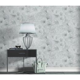 Fashion for walls Vliestapete &raquo;Shine&laquo; gepflegt gepr&auml;gt Phthalate frei grau Vlies B/L: 0,53m x 10,05m, Rollen: 1