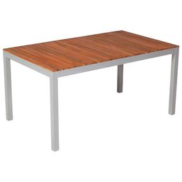 Merxx Gartentisch &raquo;Monaco&laquo; 90x150 cm braun B/H/T: 90cm x 74cm x 150cm