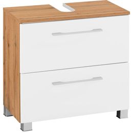 Welltime Waschbeckenunterschrank &raquo;Soria&laquo; wei&szlig; B/H/T: 60cm x 59cm x 35cm