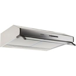 Siemens Unterbauhaube &raquo;LU63LCC50&laquo; Serie iQ100 Helle LED-Beleuchtung & frische Luft beim Kochen silber Die L&uuml;fterleistung von 350 m&sup3;/h sorgt f&uuml;r 
