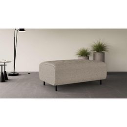 OTTO home Polsterhocker &raquo;ARROS gro&szlig; mit Wellenunterfederung, Ma&szlig;e B/T/H: 120/70/46 cm&laquo; passend zur Serie, in hochwertiger Verarbeitung grau 100% 