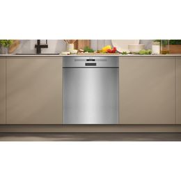 Neff Unterbaugeschirrsp&uuml;ler N 50 &raquo;S125HCS03E&laquo; 14 tlg. Ma&szlig;gedecke silber Gepr&uuml;fte Hygiene: best&auml;tigt f&uuml;r die Programme Eco 50&deg;C , Chef 70&deg;C und Easy 