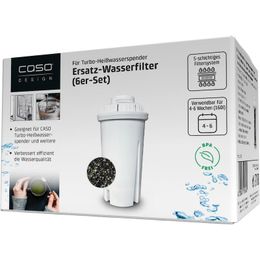 CASO GERMANY Wasserfilter &raquo;Ersatz-Wasserfilter (6er-Set)&laquo; Set, 6 Wasserfilter, 6 tlg. wei&szlig; Einheitsgr&ouml;&szlig;e Wasserfilter