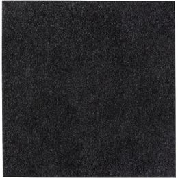 ANDIAMO Teppichfliese &raquo;Abbo, selbstklebend, Gesamth&ouml;he 4 mm&laquo; quadratisch Bodenschutz, quadaratisch 40x40 cm, 25er Set, 50er Set, 100er Set grau Obermaterial: 