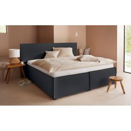 LeGer Home by Lena Gercke Polsterbett &raquo;Isaline&laquo; wahlweise ohne Matratze oder mit 3 Matratzenarten, Kopfteilh&ouml;he 107 cm grau 100% Polyester Liegefl&auml;che