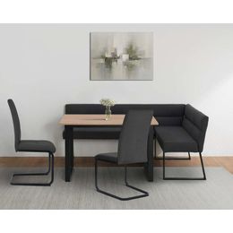 OTTO home Eckbankgruppe &raquo;Barcell/Ivanna/Calgoty&laquo; Set, Eckbankgruppe mit Tisch, Eckbank, St&uuml;hle, 4 tlg. Sitzgruppe, Eckbank und St&uuml;hle bequem 