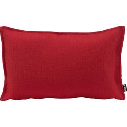 HOCK Dekokissen &raquo;Mali&laquo; einfarbig, Kissenh&uuml;lle mit F&uuml;llung, 1 St&uuml;ck rot Polyester B/L: 30cm x 50cm, 1 Stk.