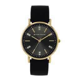 Tom Tailor Damen Tom Tailor Quarzuhr Armbanduhr, Damenuhr, Silikonarmband, analog, Glassteine Einheitsgr&ouml;&szlig;e