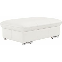 Sit & More sit&more Polsterhocker &raquo;Valantine, B: 101 cm&laquo; individuell zu kombinieren wei&szlig; NaturLEDER B/H/T: 102cm x 43cm x 68cm, NaturLEDER