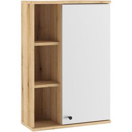 Home Affaire H&auml;ngeschrank &raquo;Oslo, Badschrank mit Knopfgriff, Wandschrank im skandinavischen Design&laquo; in der T&uuml;rfarbe Wei&szlig; oder Grau verf&uuml;gbar, 