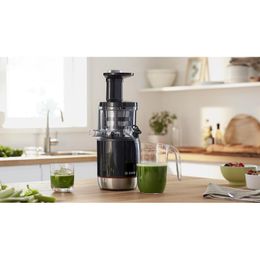 Bosch Entsafter &raquo;VitaExtract MESM731M, vitaminschonendes Entsaften, Kaltpresse&laquo; 150 W sehr leise, leichte Reinigung, f&uuml;r hartes Obst und Gem&uuml;se, 