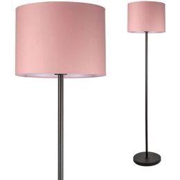 Stehlampe &raquo;Grand Reverie&laquo; E27 1 Stk. E27, Stoffschirm Rosa rosa 10, &Oslash; 32cm H: 142cm, 1 Stk.