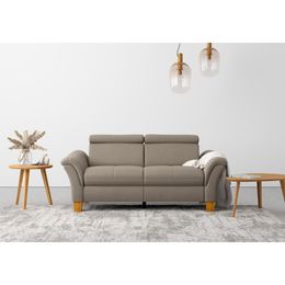 OTTO home 2,5-Sitzer &raquo;Lindgren&laquo; wahlweise mit TV-Funktion, links oder beidseitig, Kopfteilverstellung braun 100% Polyester B/H/T: 185cm x 84cm x 93cm,
