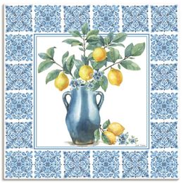 Artland Wandbild &raquo;Le Citron V&laquo; Arrangements 1 Stk. tlg. als Alubild, Leinwandbild, Poster, Wandaufkleber in verschied. Gr&ouml;&szlig;en bunt Leinwand B/H/T: 30cm x 30cm