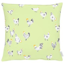 Apelt Dekokissen &raquo;3102&laquo; gr&uuml;n Bezug: 75% Baumwolle, 25% Polyester B/L: 49cm x 49cm, 1 Stk.