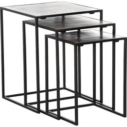 GUTMANN FACTORY Beistelltisch &raquo;Coffee, Couchtisch 3-er Set&laquo; Wohnzimmertische, individuell oder als Set kombinierbar bunt B/H/T: 41cm x 52cm x 41cm