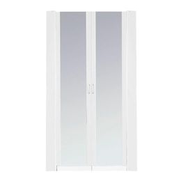 Rauch Eckkleiderschrank &raquo;Bremen&laquo; mit 8 Einlegeb&ouml;den wei&szlig; Holzwerkstoff B/H/T: 117cm x 199cm x 118cm