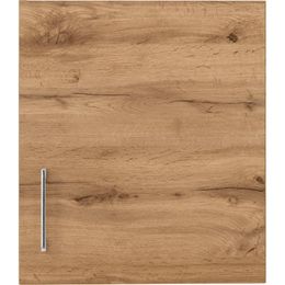 KOCHSTATION H&auml;ngeschrank &raquo;KS-Colmar&laquo; grau Holzwerkstoff grafitgrau, B/H/T: 50cm x 57cm x 34cm, T&uuml;ren: 1 Stk.