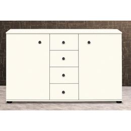 wimex Kombikommode &raquo;Chalet&laquo; Breite/Tiefe/H&ouml;he: 130/41/83 cm wei&szlig;