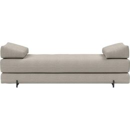 INNOVATION LIVING Stapelliege &raquo;Sigmund 579 Eiche-Beine&laquo; Daybed mit zwei Federkernmatratzen, Fu&szlig;teil schwarz braun Liegefl&auml;che B/L: 160cm x 200cm 
