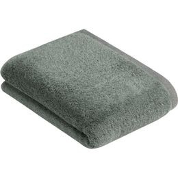 Bugatti Badetuch &raquo;Prato&laquo; Uni Farben, mit melierter Optik im Saum gr&uuml;n Walkfrottier, Obermaterial: 100% Baumwolle B/L: 67cmx140cm, 1 Stk., Walkfrottier