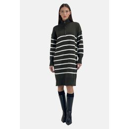 Elara Kleid Damen Gr&ouml;&szlig;e XS/XL dunkelgr&uuml;n / wei&szlig;
