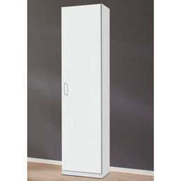 Priess Kleiderschrank &raquo;Bilbao&laquo; T&uuml;ranschlag links oder rechts wei&szlig; Holzwerkstoff B/H/T: 48cm x 193cm x 36cm, T&uuml;ren: 1 Stk. Anschlag rechts, ohne 