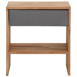 Home Affaire Nachttisch &raquo;Cavan&laquo; passend zur Boxspringbett-Serie Cavan grau B/H/T: 60cm x 65,5cm x 42cm