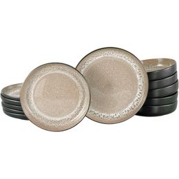 OTTO home Tafelservice &raquo;Teller Set, modernes Geschirr-Set, Service Novalee&laquo; hohe Haltbarkeit, sp&uuml;lmaschinen- & mikrowellengeeignet, Reaktivglasur 